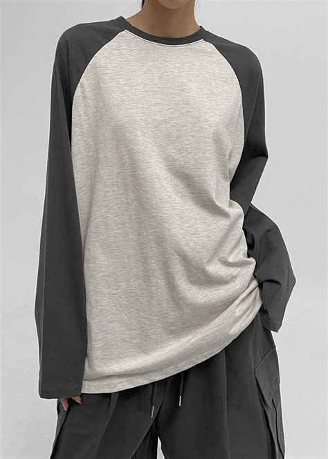 Made 테니드 배색 나그랑 긴팔티