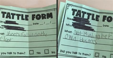 This Teacher Created A Tattle Box For Her 3rd Graders And The