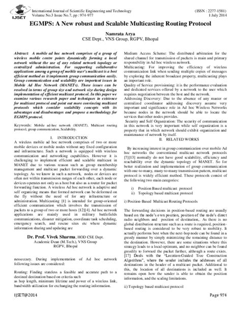 Pdf Egmps A New Robust And Scalable Multicasting Routing Protocol