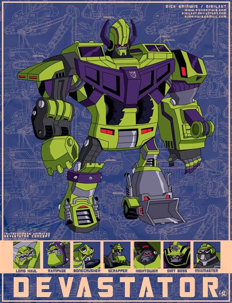 TFA DEVASTATOR 1 of 3 by Grinwise on DeviantArt | Transformers poster ...