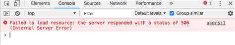 Failed To Load Resource The Server Responded With A Status Of 500