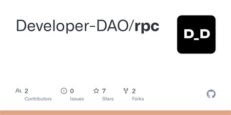 Github Developer Dao Rpc