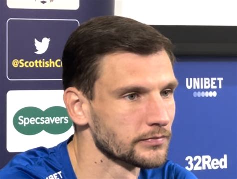 Press Conference Borna Barasic Speaks Ahead Of The Old Firm Scottish Cup Semi Final