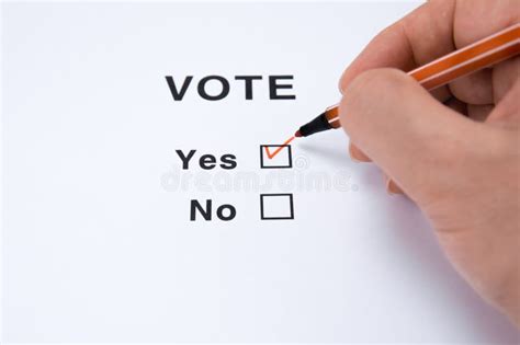 Yes And No Checkbox Marking Stock Photo Image Of Agreement Concepts