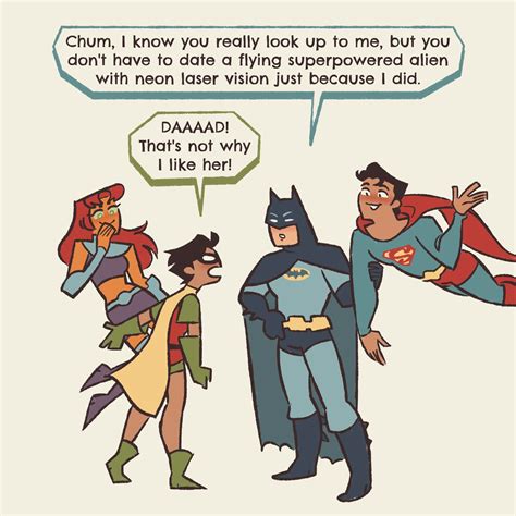 Retro Batdad Teen Titans Dccomics Rwholesomeyaoi