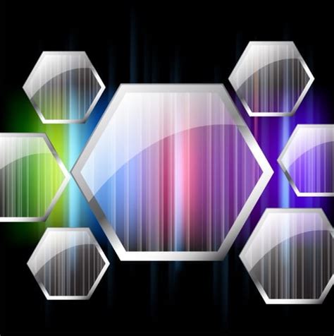 기하학적 배경 반짝 다각형 버튼 아이콘 Ai Eps Uidownload