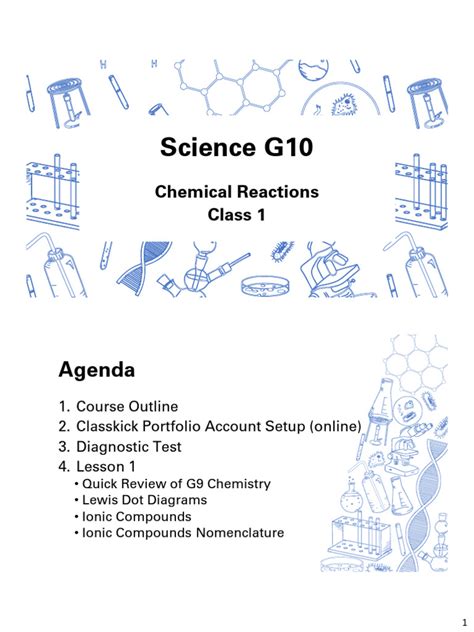 Class01 Science G10 Notes Download Free Pdf Ion Chemical Compounds
