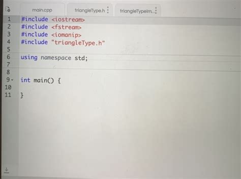 Solved Create A Triangletype Class That Include 3 Double