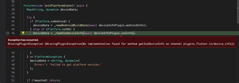 Deviceinfo And Hotreload · Issue 47206 · Flutterflutter · Github