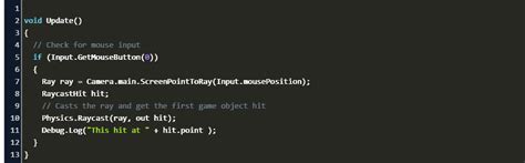 How To Detect Input In Unity