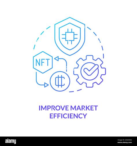 Improve Market Efficiency Blue Gradient Concept Icon Stock Vector Image And Art Alamy