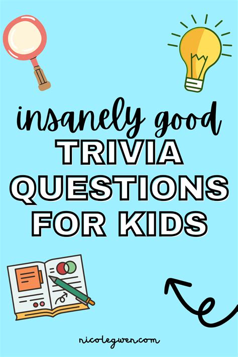 300 fun trivia questions for kids with answers that surprise you – Artofit