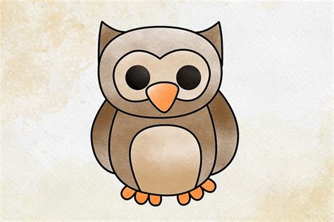 نقاشی جغد کودکانه به 3 روش مختلف با آموزش ویدئویی