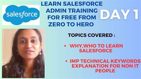 Day 1 Free Salesforce Training For Beginners From Zero To Hero It