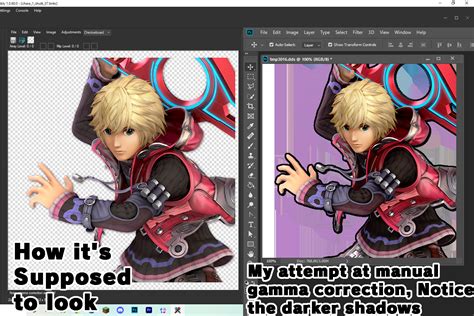 manual gamma correction using levels in photoshop · issue 460