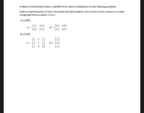 Solved A Problem Points Create A Labview Vi For Chegg