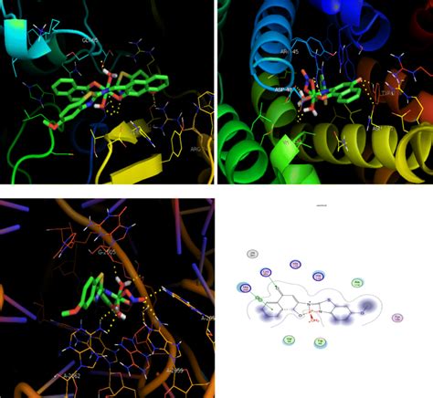 Binding Interaction Of The Compounds With Molecular Target Download Scientific Diagram