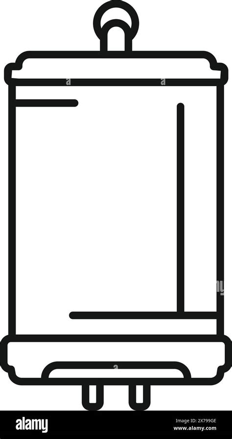 Outline Vector Art Of A Blank Ancient Scroll Perfect For Custom Text Or Design Elements Stock