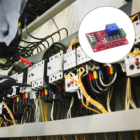 Digital Timer Module Switch Indicator Light Loop Self Locking Pcb