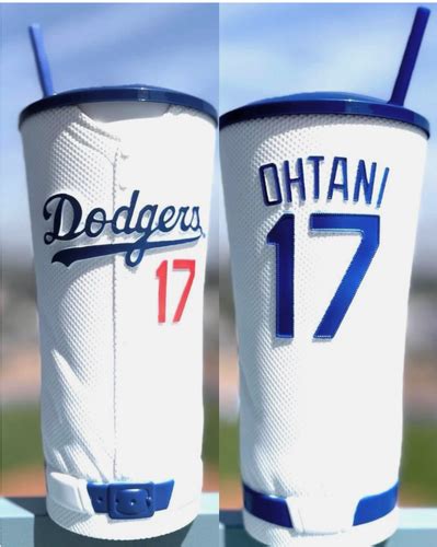 New Shohei Ohtani 17 Souvenir Refillable Cup Dodger Stadium Free
