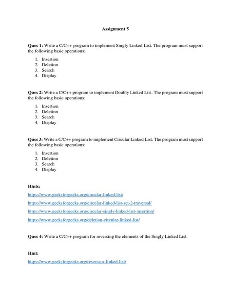 The Following Basic Operations 1 Insertion 2 Deletion 3 Search 4 Display Pdf