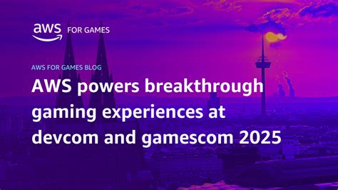 Aws Powers Breakthrough Gaming Experiences At Devcom And Gamescom 2025 Aws For Games Blog