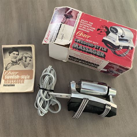Vintage Oster Vibrating Scientific 1 Chrome Hand Massager 126 01a