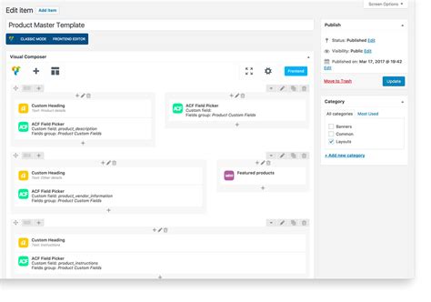 Wordpress Visual Composer Templates Williamson