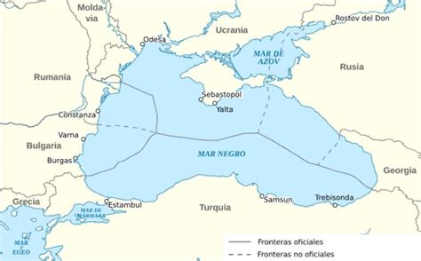 Mapa Del Mundo Del Mar Negro