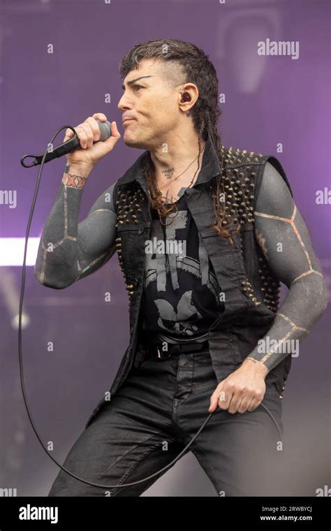 Chicago Usa 17th Sep 2023 Davey Havok Of Afi During Riot Fest Music