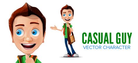 Free Man Vector Character Vector Characters