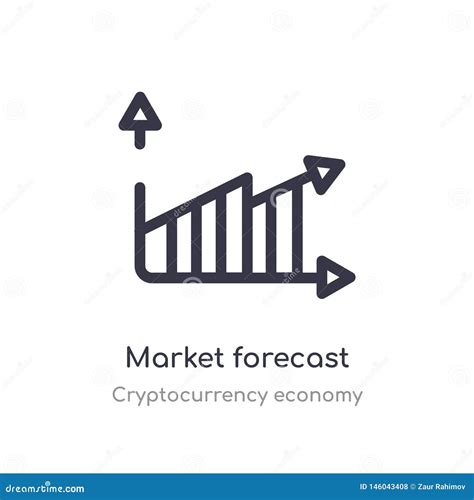 Market Forecast Outline Icon Isolated Line Vector Illustration From