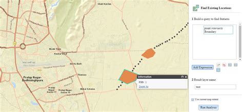 Select A Particular Feature From Feature Layer To Find Intersects In