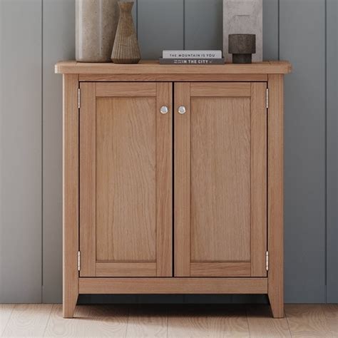 Aria Oak Storage Cabinet Made With Oak