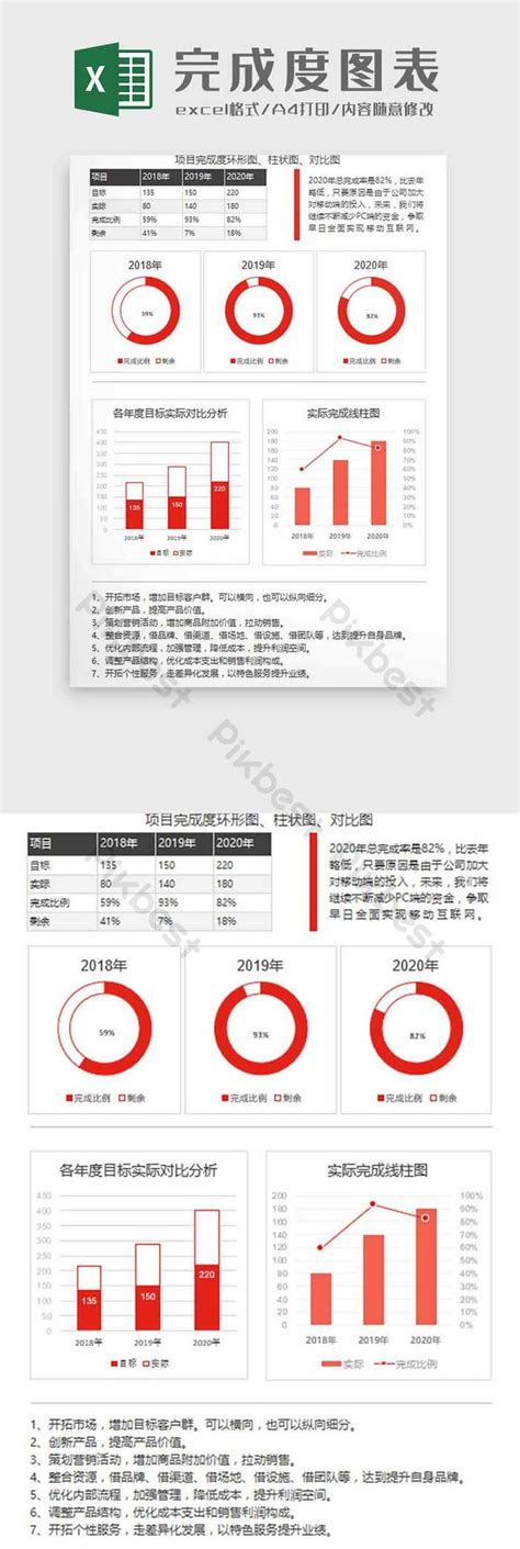 Progress Completion Chart Excel Template Excel Xls Template Free Download Pikbest
