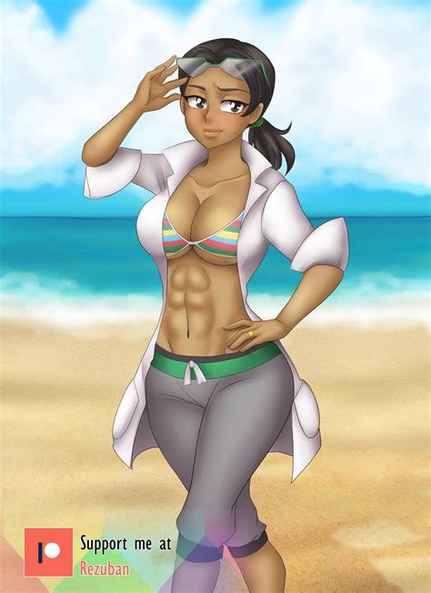 Professor Kukui Colored By Rezuban On Deviantart