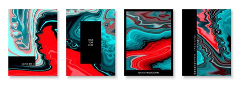 마블링 페인트 아트 커버 디자인 다채로운 사실적인 질감 럭셔리 배경 트렌디 패턴 그래픽 포스터 기하학적 브로셔 엽서 벡터 일러스트 레이 션 액체에 대한 스톡 벡터 아트 및