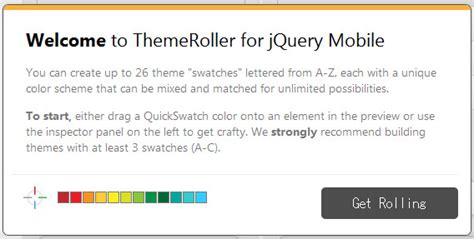 Jquery Mobile のテーマを変更する Gworks Web Site