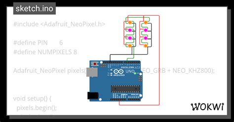 V8neo Wokwi Esp32 Stm32 Arduino Simulator