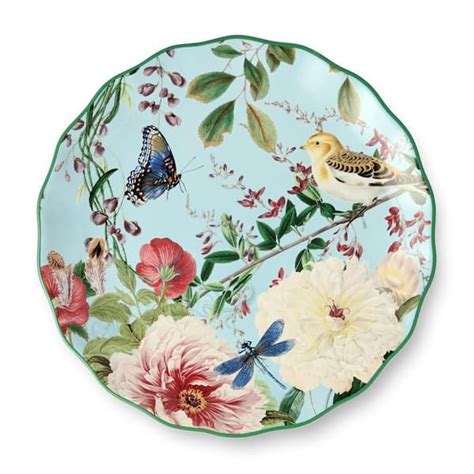 Certified International Multi Colored Flora Dinner Plates Set Of 4