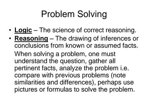 SOLUTION Inductive And Deductive Reasoning Ppt Studypool