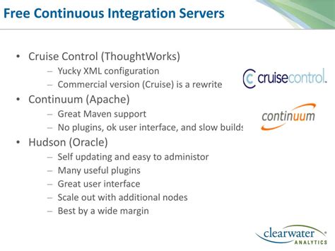 Ppt Continuous Integration In A Java Environment Powerpoint