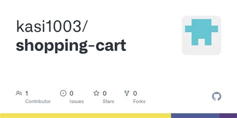 GitHub Kasi Shopping Cart