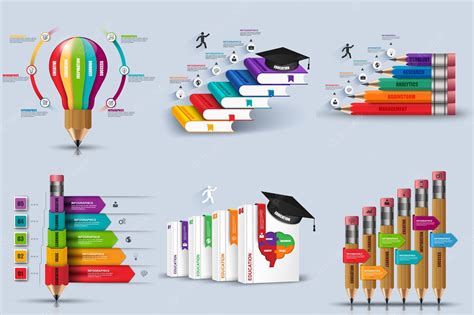 Premium Vector Infographic Education Elements Data Visualization