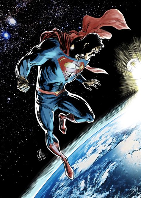 Artstation Superman And Earth
