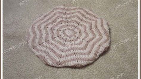 Как связать берет зигзаг крючком