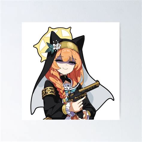 Blue Archive Meme Iochi Mari Meme Blue Archive Sticker Waifu Poster For Sale By Itemwaifuart