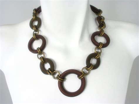 Mixed Mesh And Metal Bead Necklace Erica Zap Designs