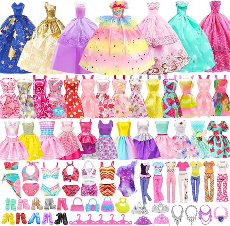 Kt Fancy 100 Pcs Doll Clothes And Accessories 5 Wedding