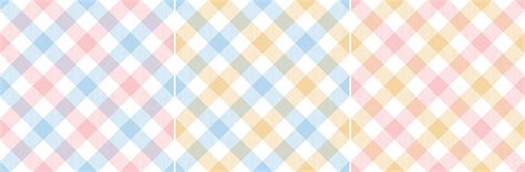 파스텔 블루 핑크 옐로우 화이트의 봄 여름을 위한 비시 패턴 세트 부활절 식탁보 피크닉 담요 오일 클로 기타 현대적인 패션